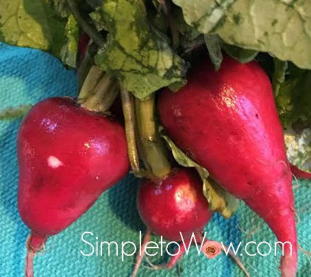 Simple Radish Flower Garnish | simple to wow
