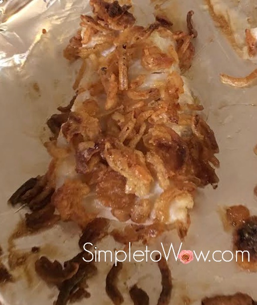 Baked French Fried Onion Fish | simple to wow