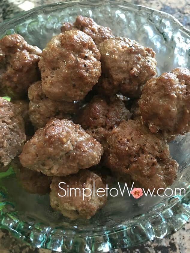 Passover Baked Meatballs | simple to wow
