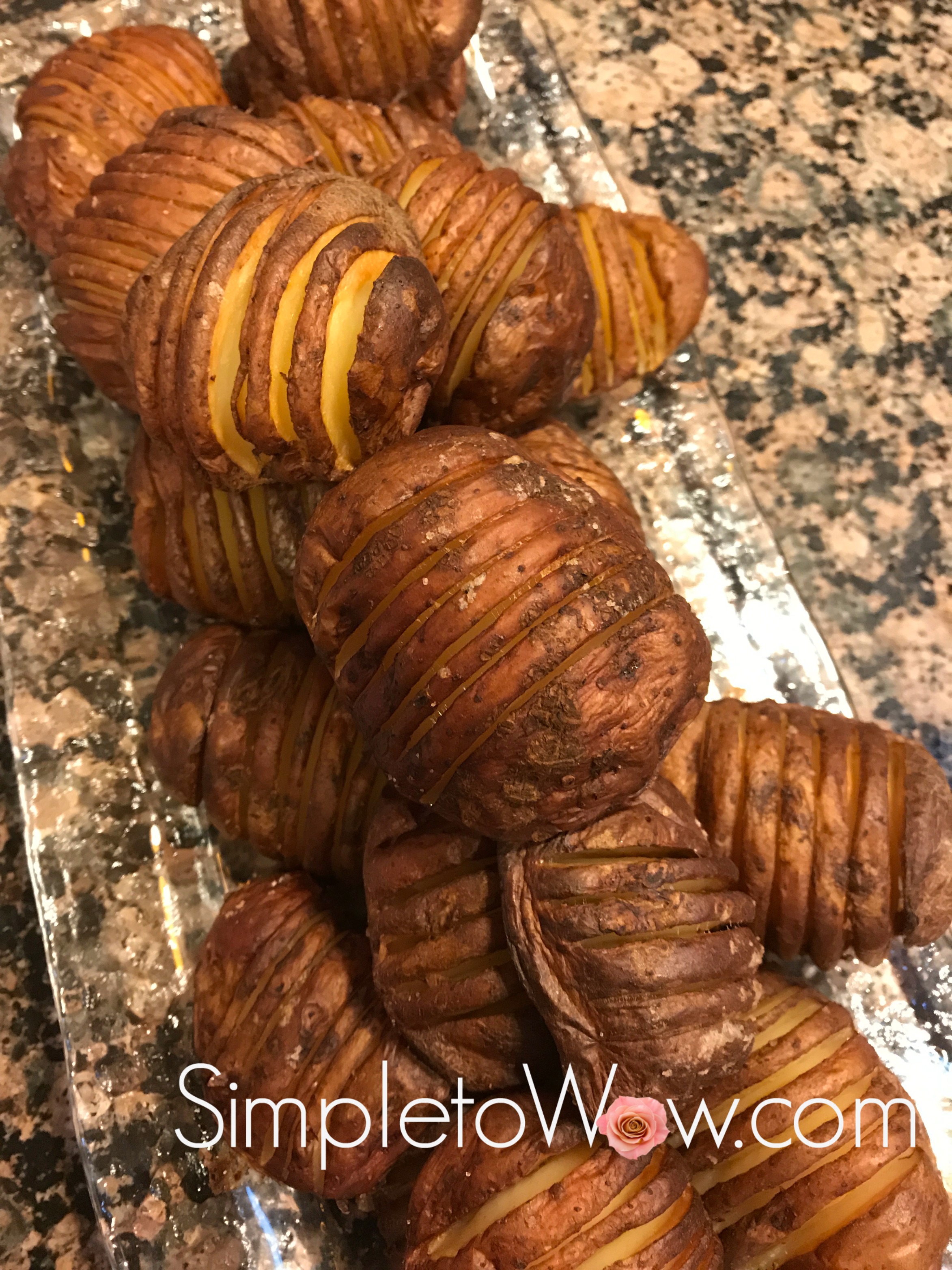 Fan Potatoes and Family Memories | simple to wow