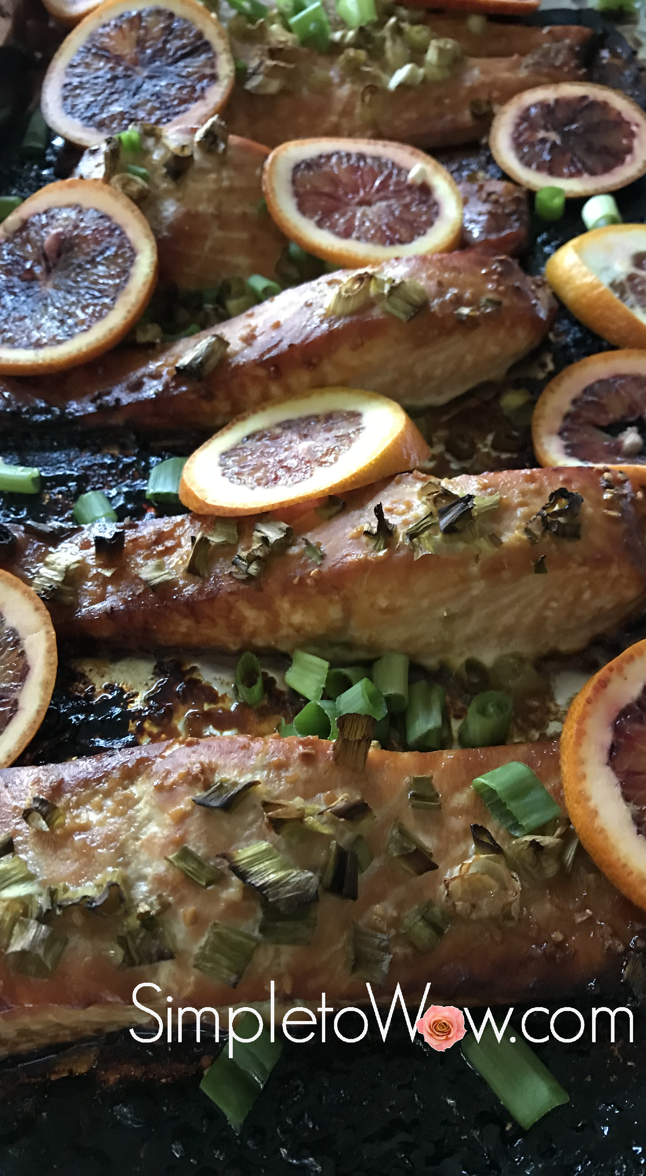Blood-Orange Glazed Salmon | simple to wow